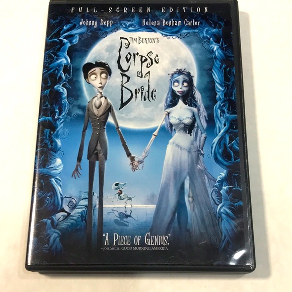 Media | Corpse Bride Full Screen Edition Dvd | Poshmark
